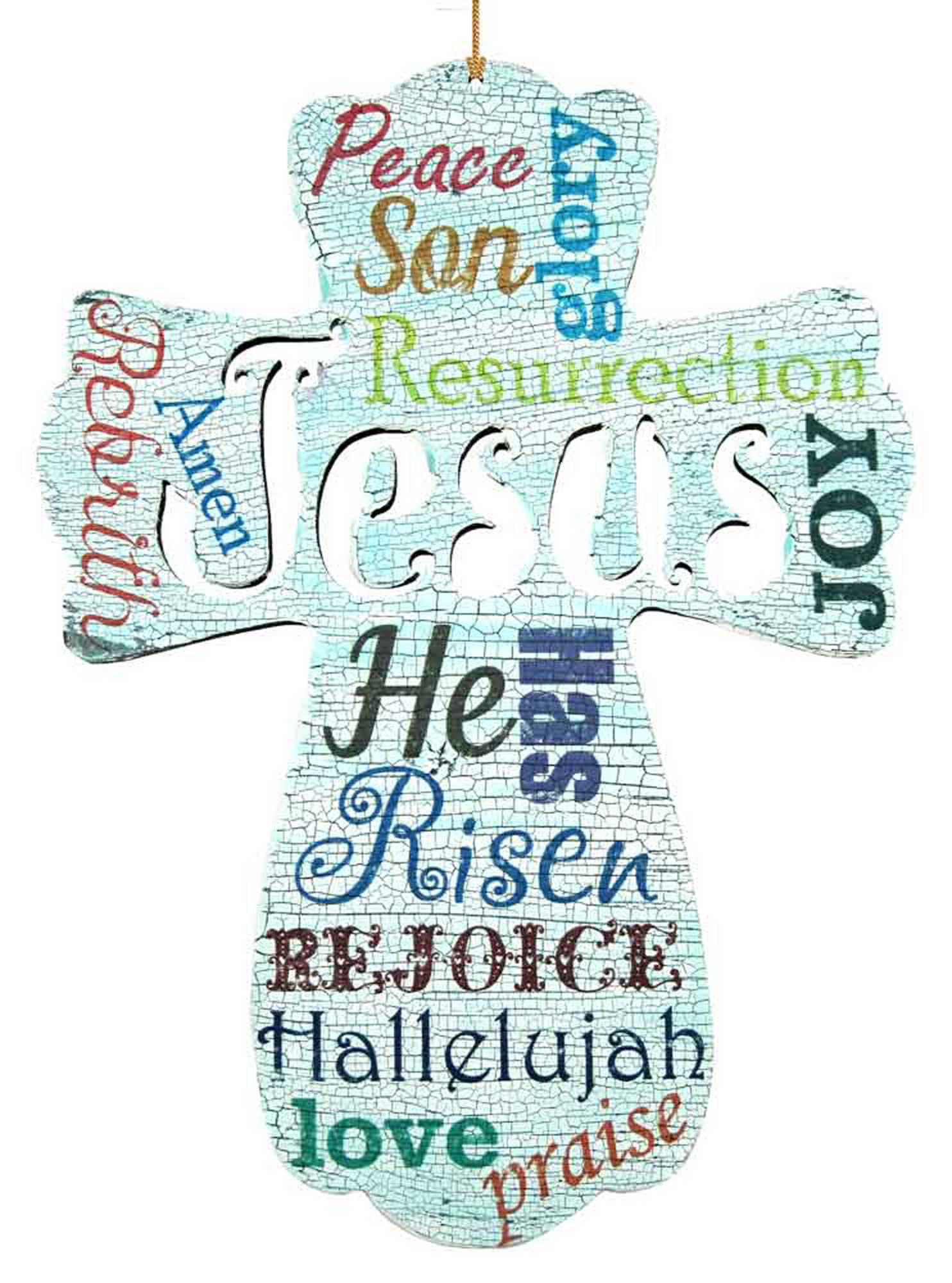 Winston Porter Jesus Cross Shaped Rustic Wooden Magnets - Wayfair Canada