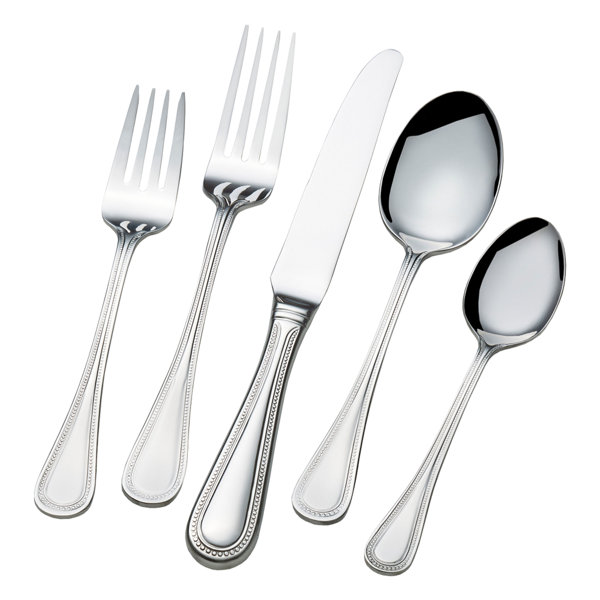 Wallace Bead 65 Piece Flatware Set, Service for 12 & Reviews - Wayfair ...