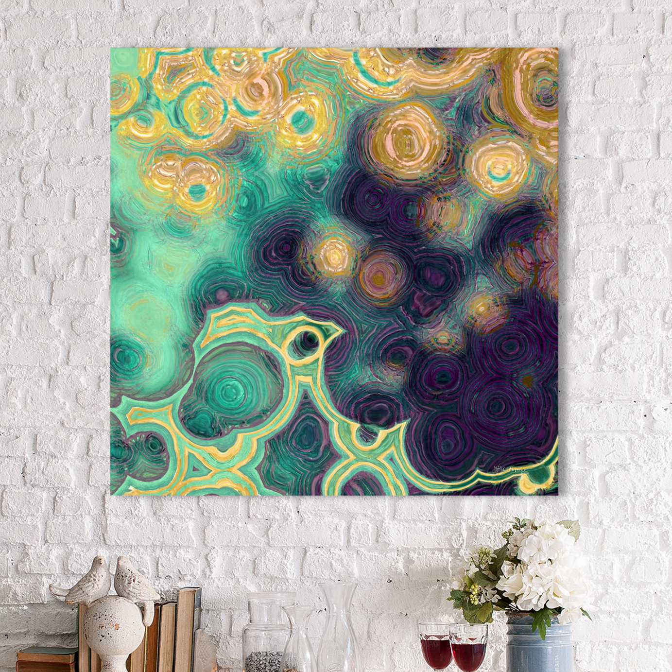 Ivy Bronx 'God's Original Purpose, Colossians 1:15' Acrylic Painting ...