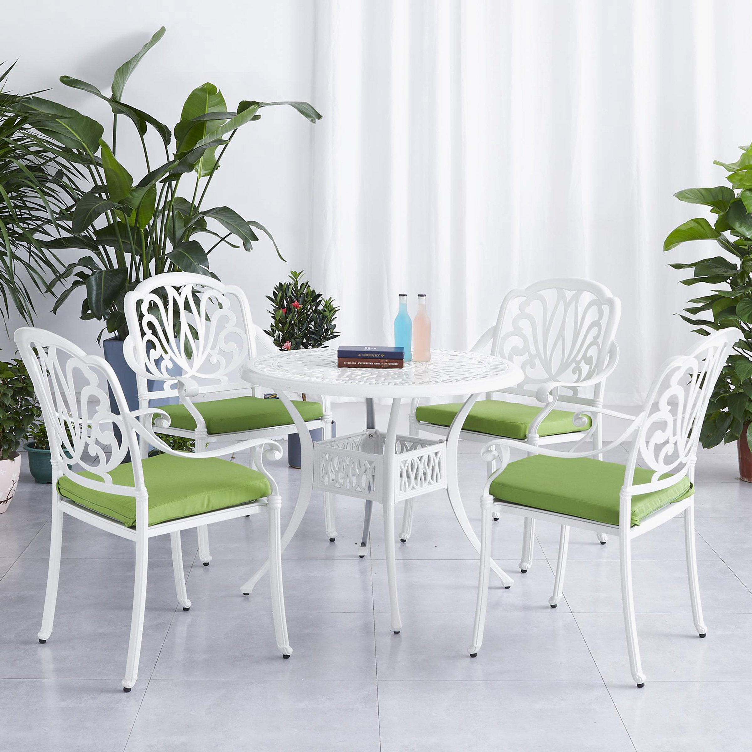 Astoria Grand Sion Metal 4 - Person Seating Group - Wayfair Canada