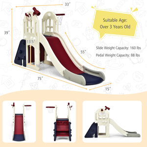 Costway 6-in-1 Toddler Climber & Reviews | Wayfair