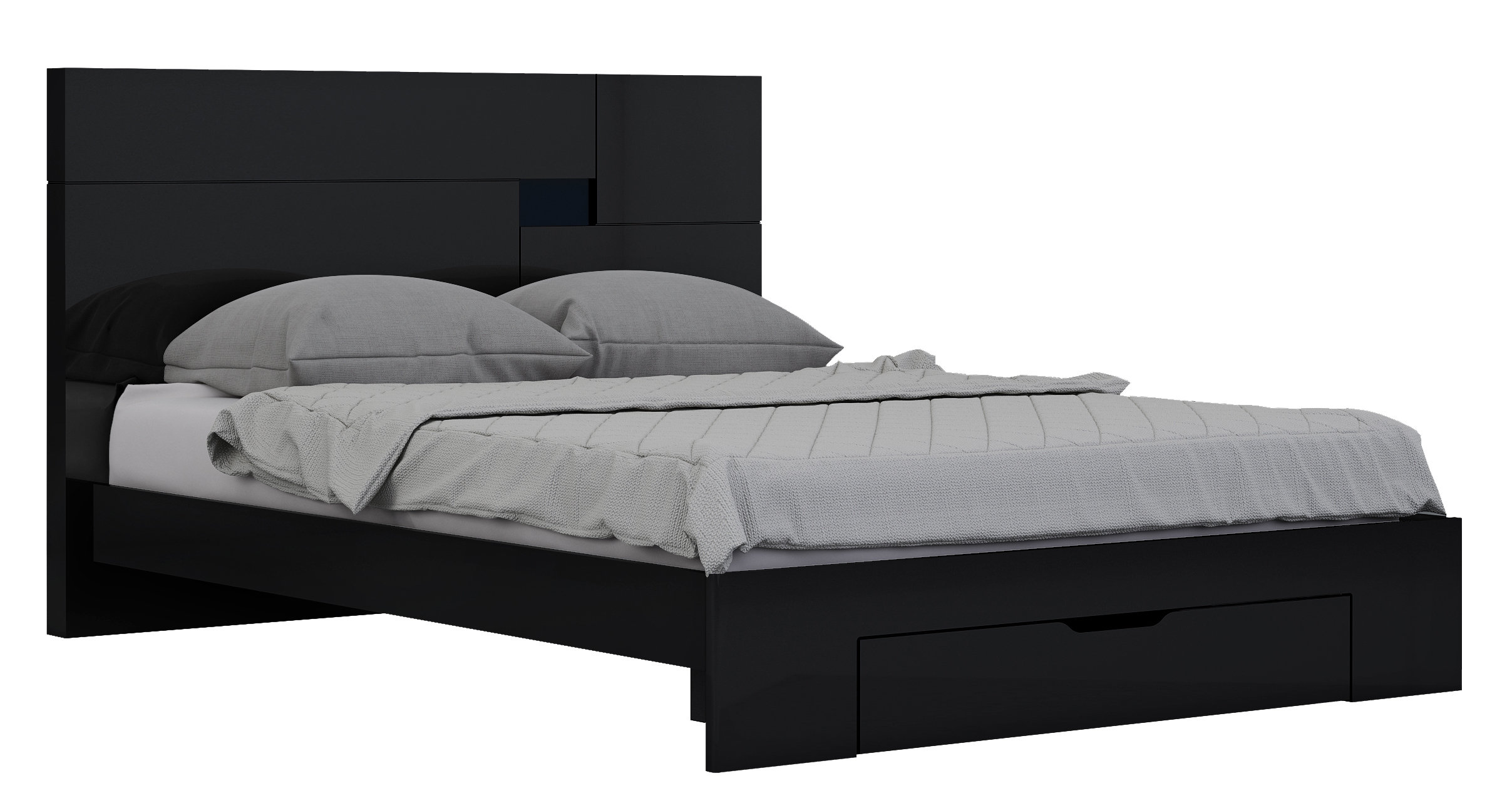 Orren Ellis Jayda Solid Wood Low Profile Storage Platform Bed & Reviews - Wayfair Canada