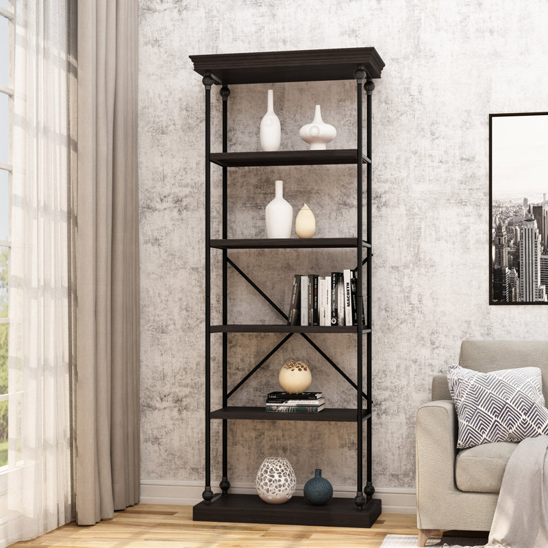 Williston Forge Dierdre 84.75" H x 34" W Etagere Bookcase & Reviews ...
