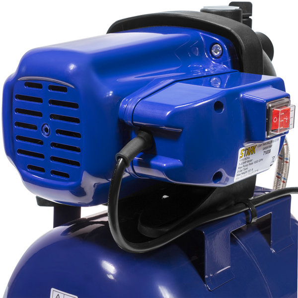 XtremepowerUS Pressurized Water Booster Pump 1.6HP Motor with Thermal ...