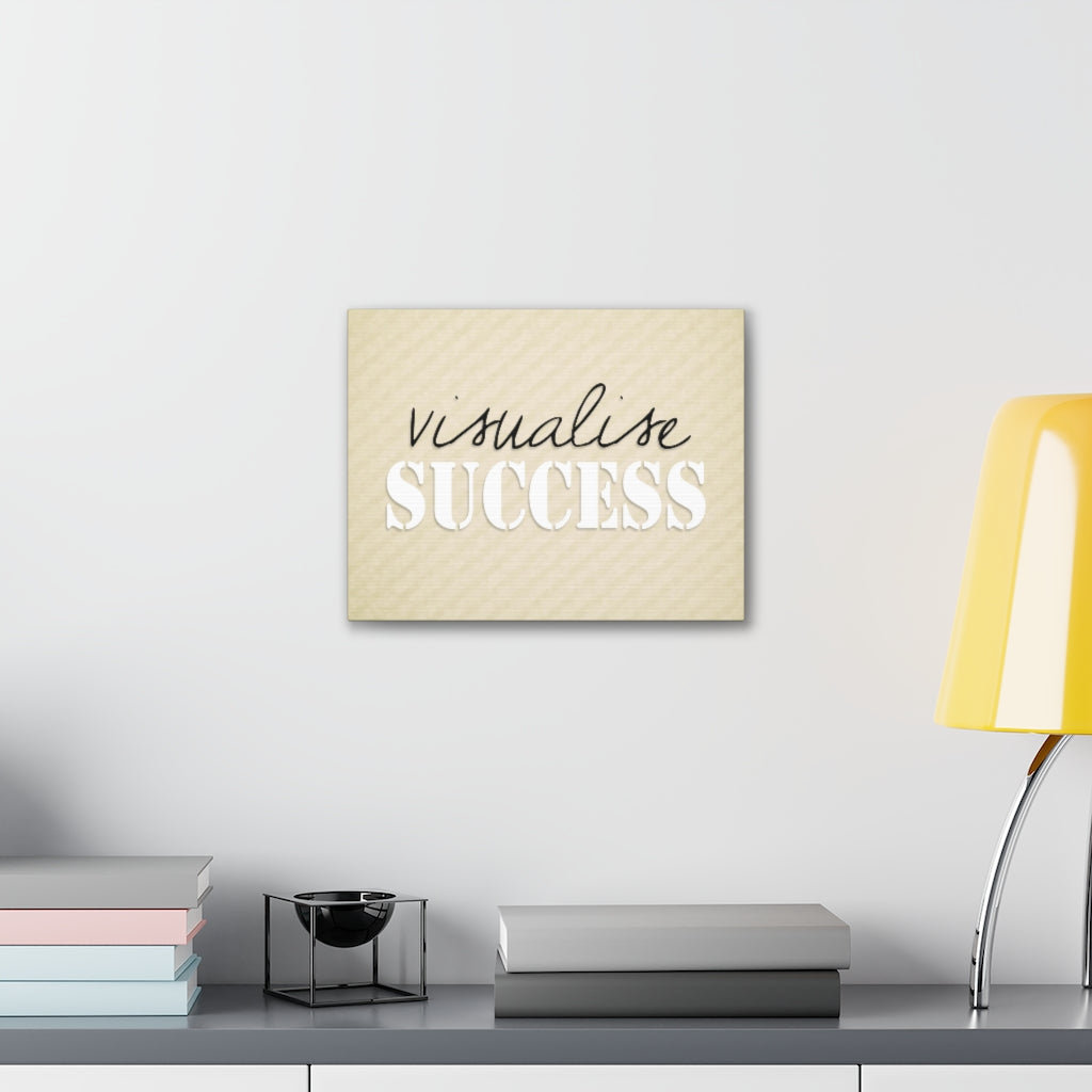 Trinx Visualize Succcess Motivation - Wrapped Canvas Textual Art | Wayfair