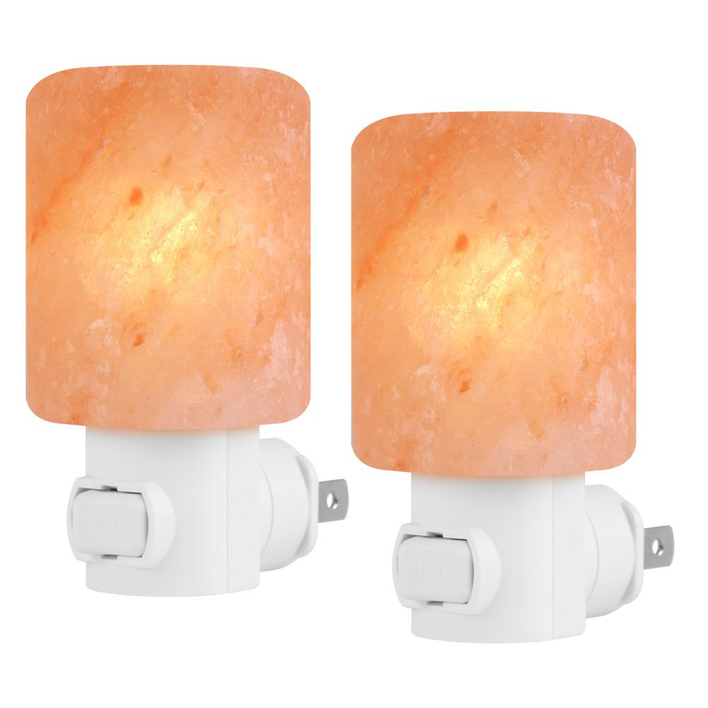 tangmaikeji 2 Pack Himalayan Salt Lamp Natural Crystal Salt Light Glow ...