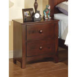 Baby Cache Vienna 2 Drawer Solid Wood Nightstand | Wayfair