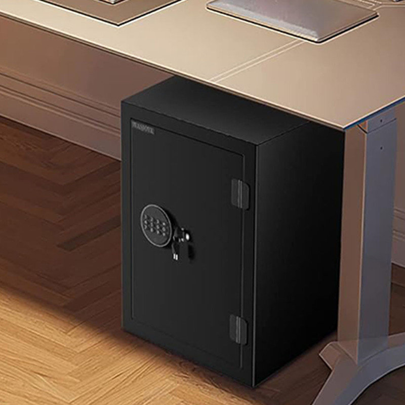 DEBLIT Home Security Safe with Fireproof Lock Case, Safe Box Safety Key ...