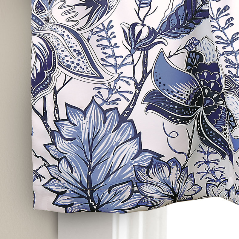 Lush Decor Cynthia Jacobean Room Darkening 52" Window Valance & Reviews ...