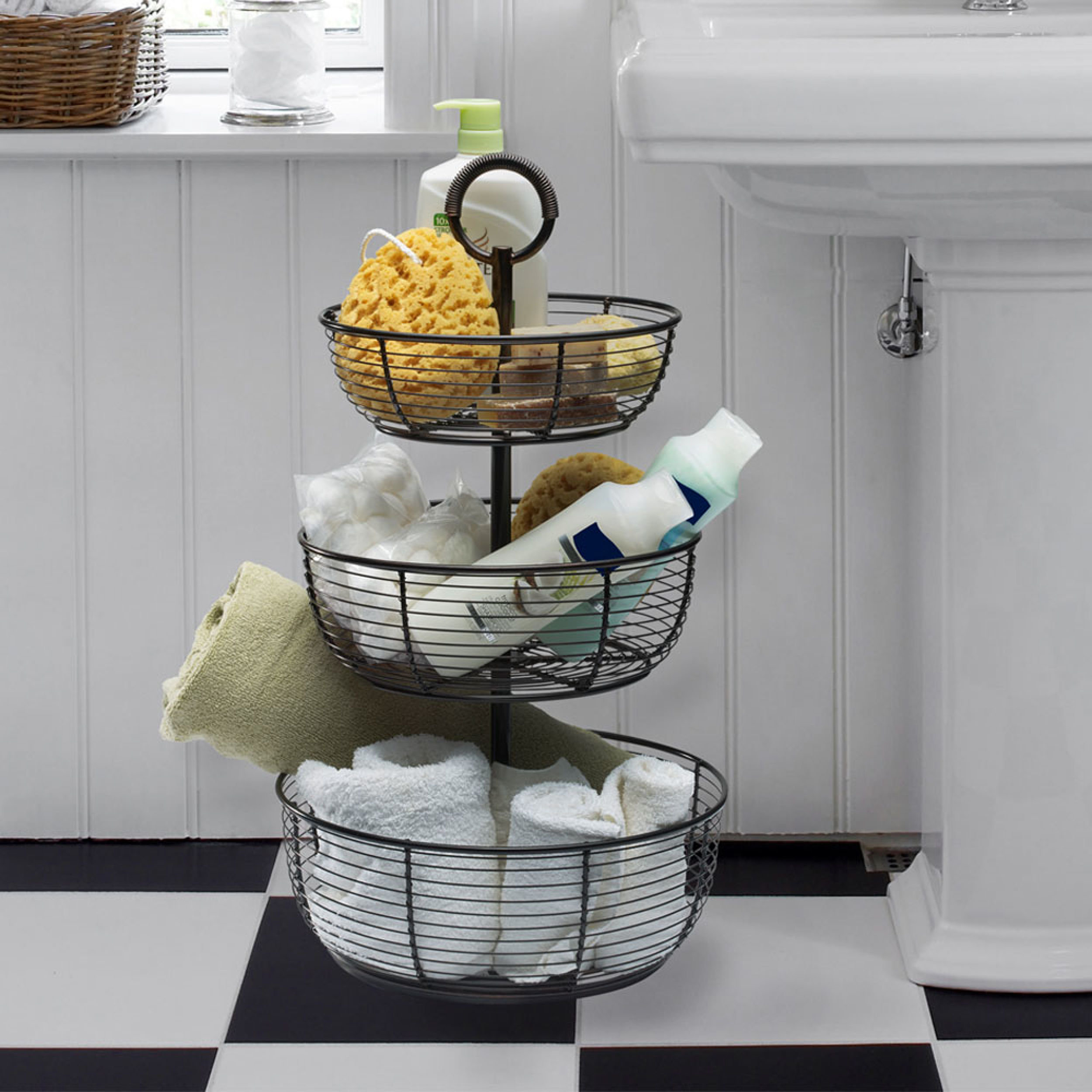 Gourmet Basics by Mikasa 3 Tier Wire Basket - Wayfair Canada