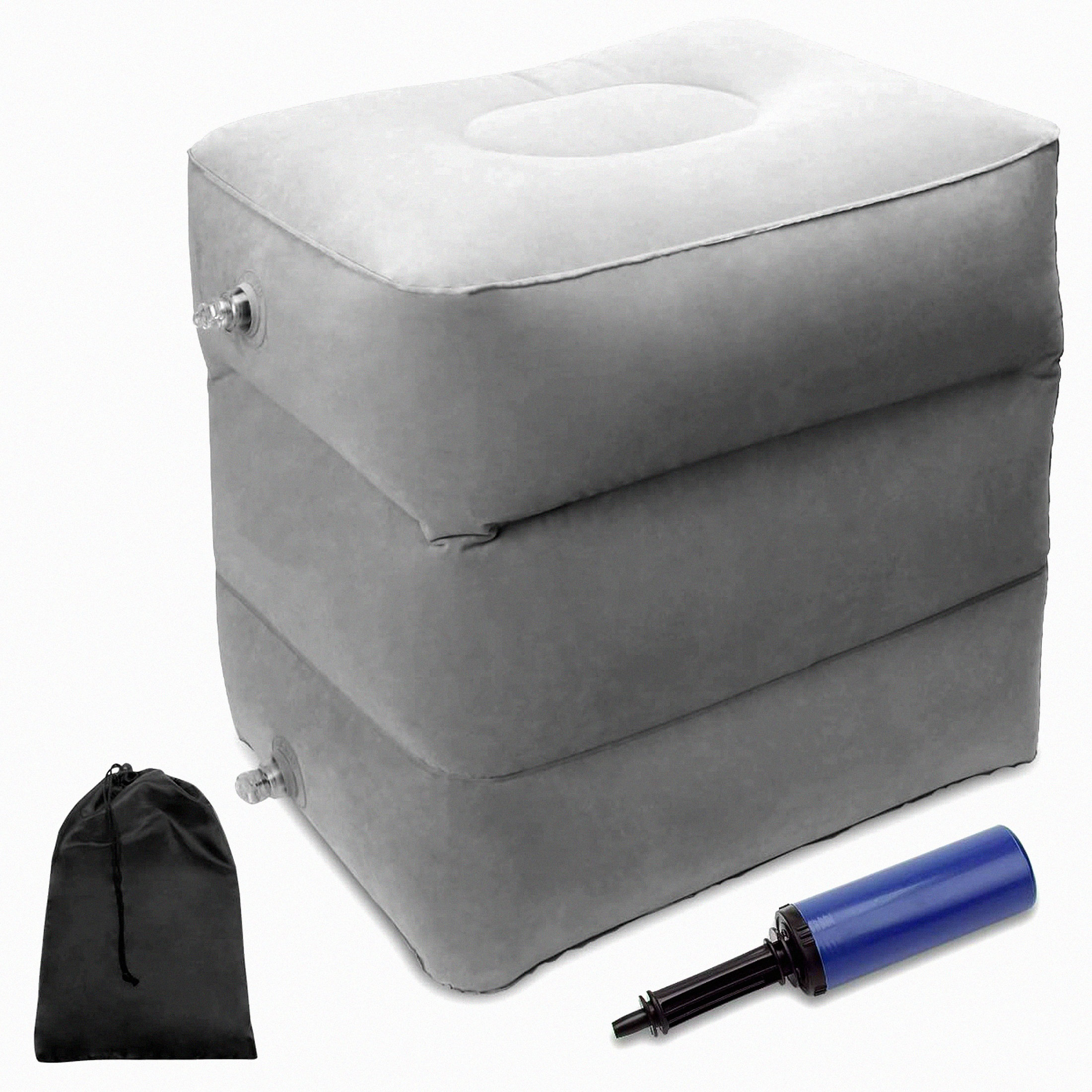 MODAIO Inflatable Travel Foot Rest Pillow - Ultimate Leg Support for ...
