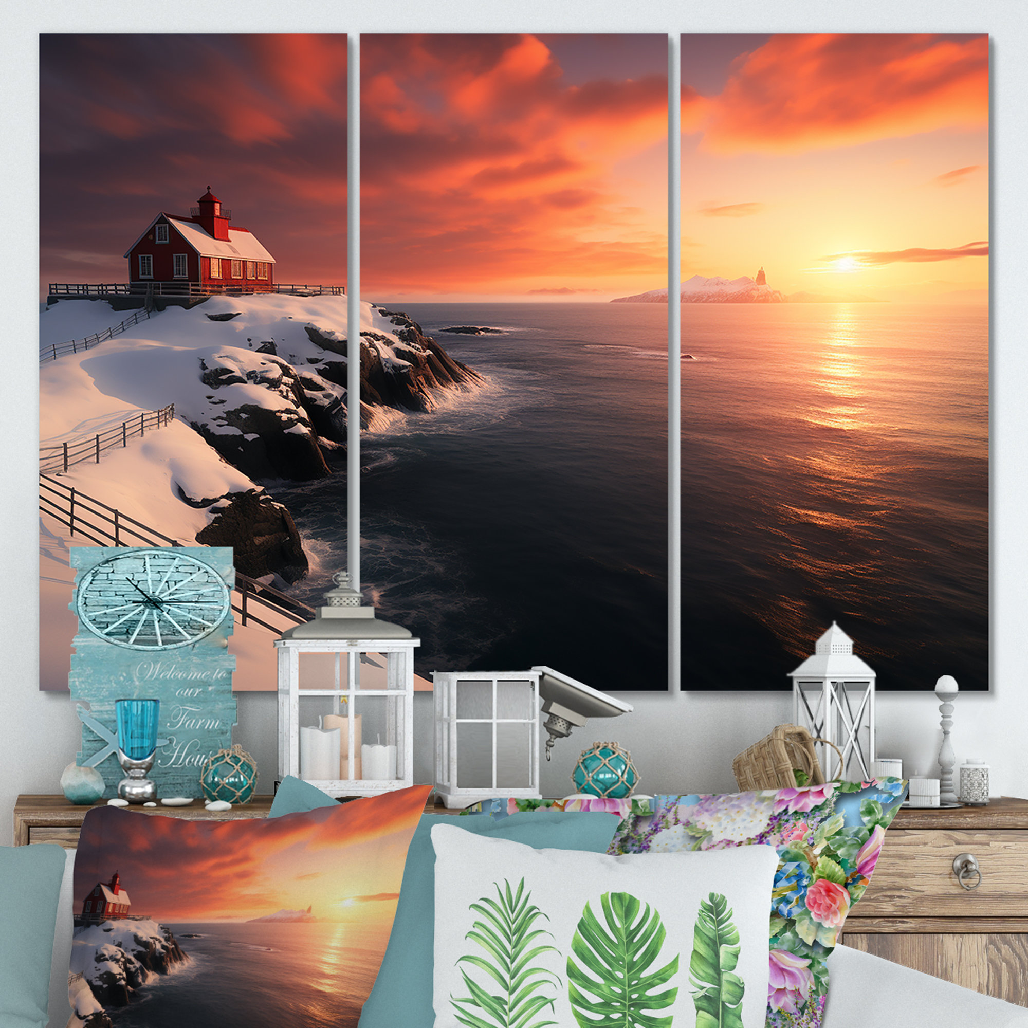 Beachcrest Home™ Coastal Lighthouse Guard In Alaska III - Beach Light ...