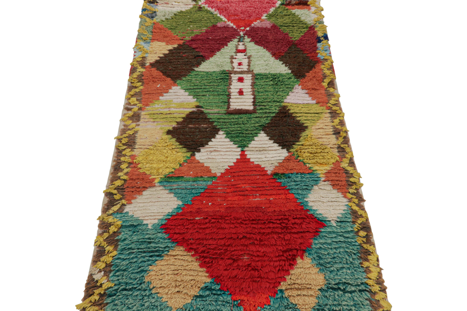 Foundry Select Vintage Azilal Moroccan Runner In Polychromatic ...