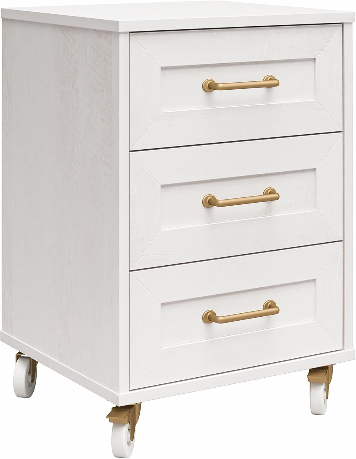 Co-t 3-Drawer Rolling Cart With Locking Casters, Modular Storage, And ...