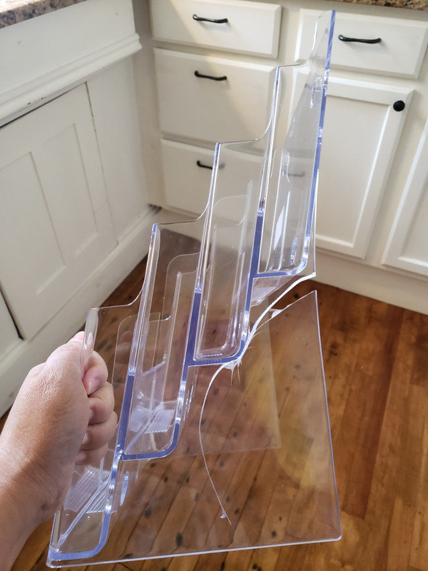 Rebrilliant Four Pocket Letter Brochure File Holder for Flyer, Office ...