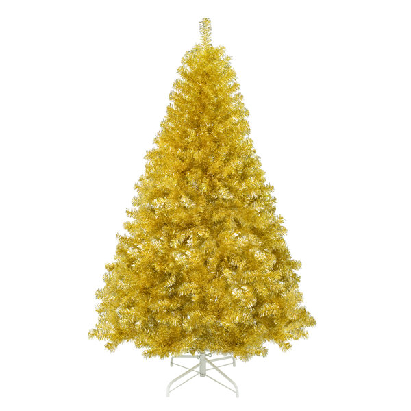 National Tree Company 6 ft. Color Pop Tree, Gold | AllModern