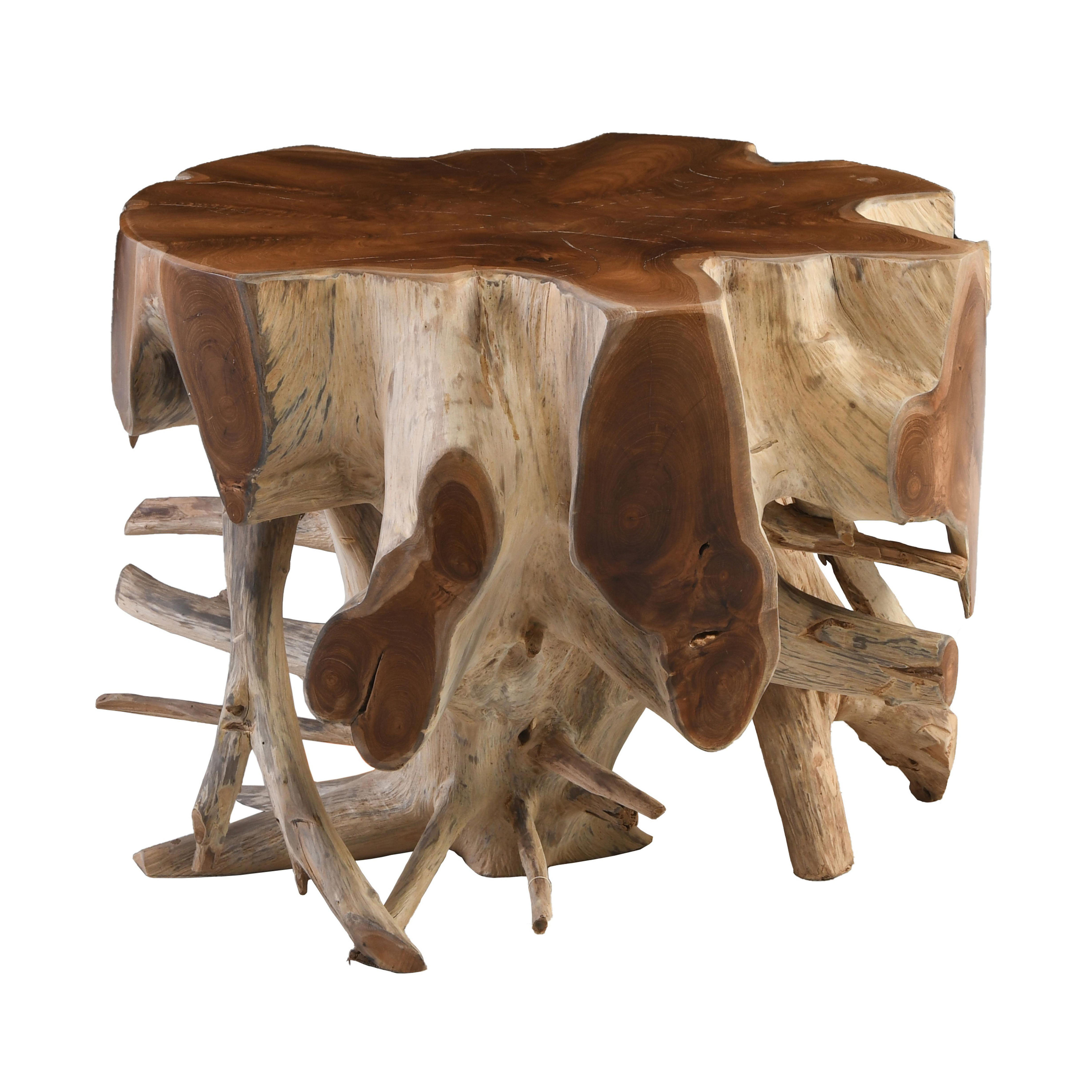 Classic Home Groot End Table Natural | Wayfair
