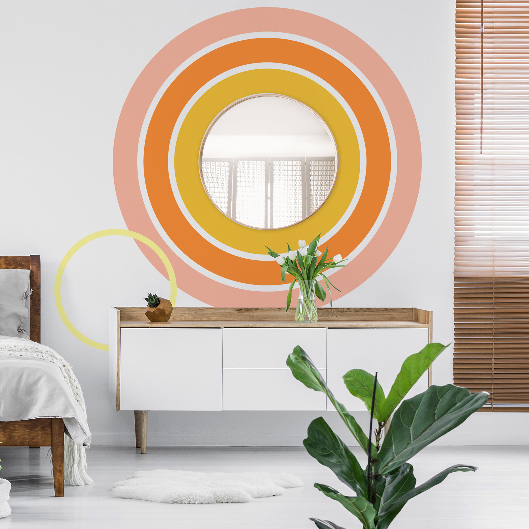WallPops! Grady Yent Modular Mural Peel and Stick Wall Decals | Wayfair