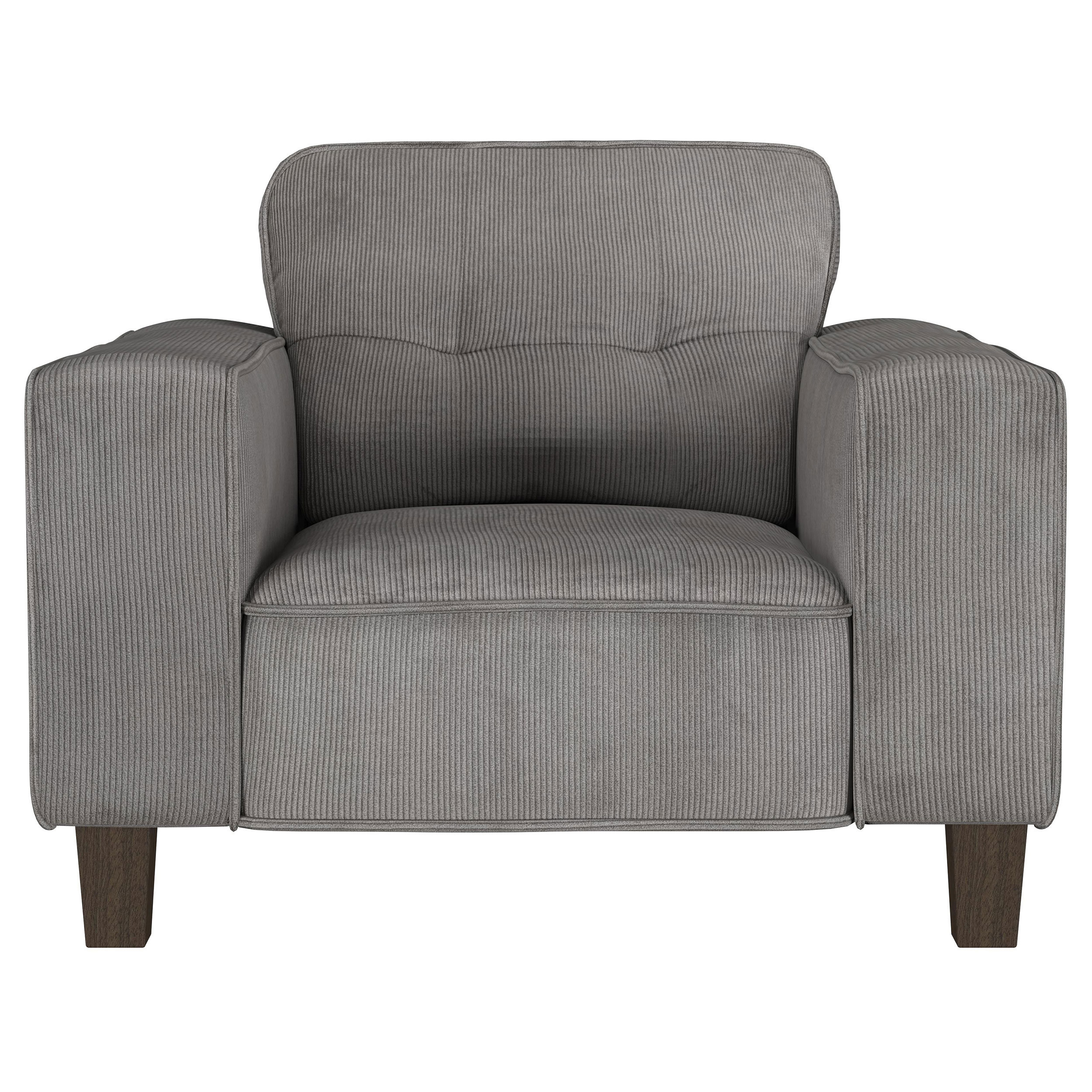 Latitude Run® Torrica Upholstered Track Arm Tufted Accent Chair ...