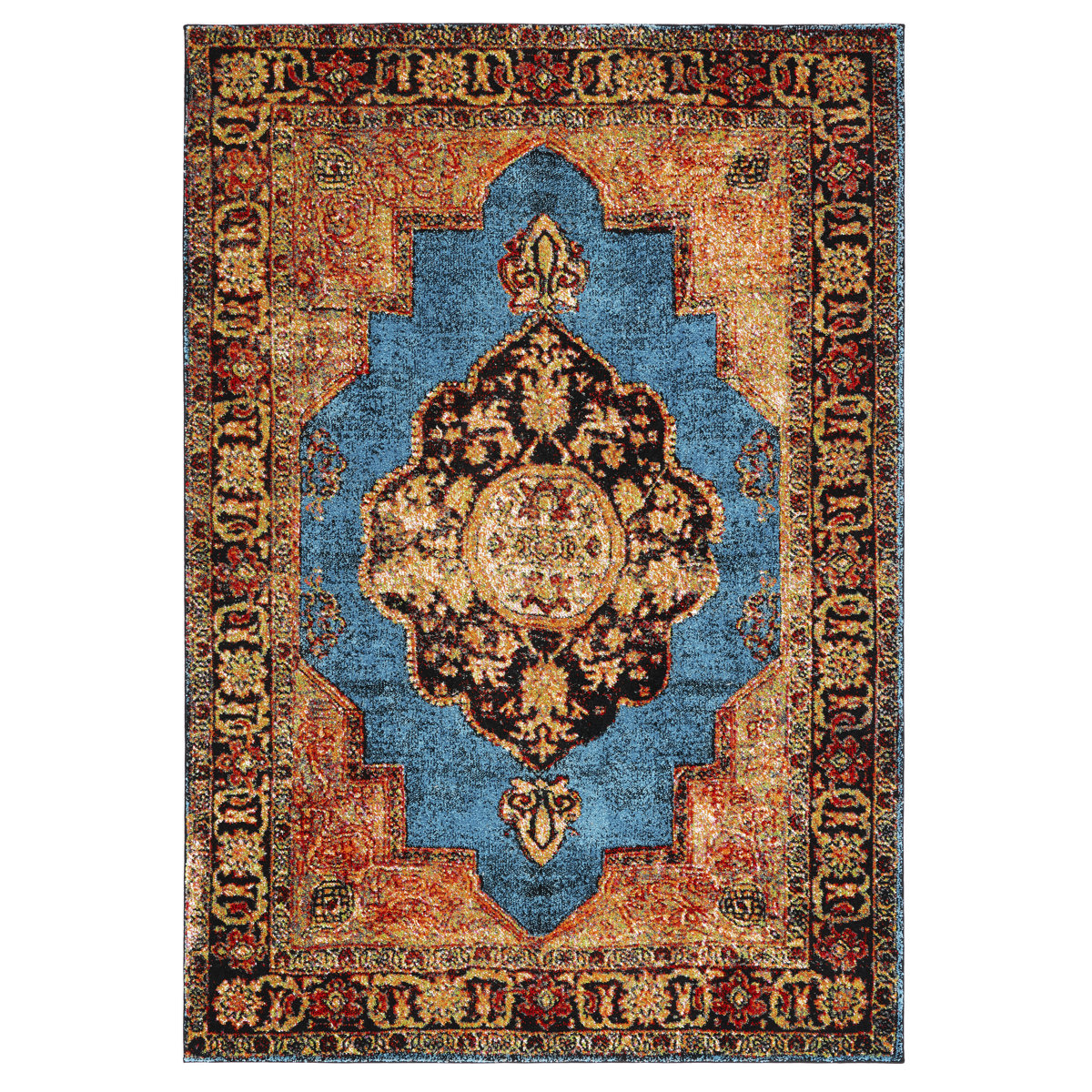 World Menagerie Cassara Performance Oriental Rug | Wayfair