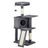 Archie & Oscar™ 47 Inch Dark Grey Cat Tree Cat Tower For Indoor Cats ...