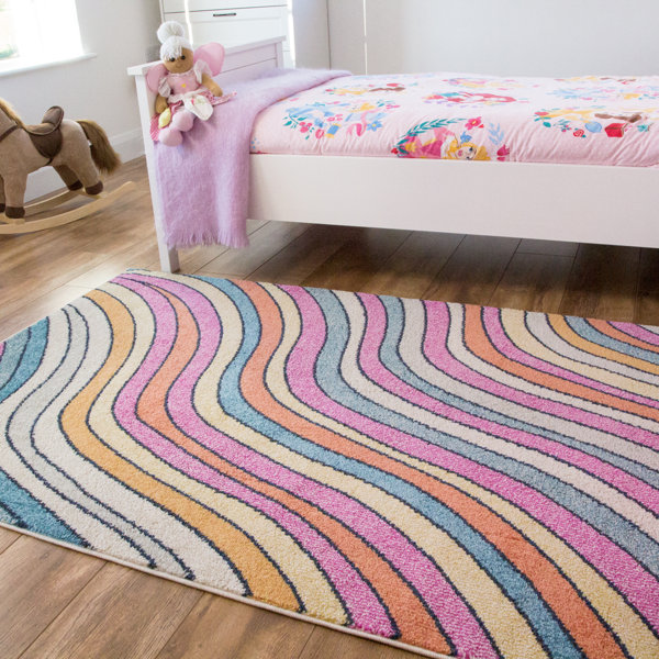 Latitude Run Carrero Pink Teal Rug | Wayfair.co.uk