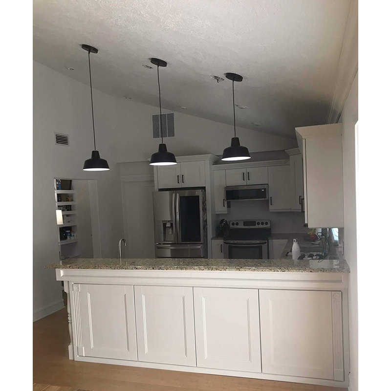 Z ZOSIMIO LIGHT Black Industrial Pendant Lights Vintage Farmhouse ...