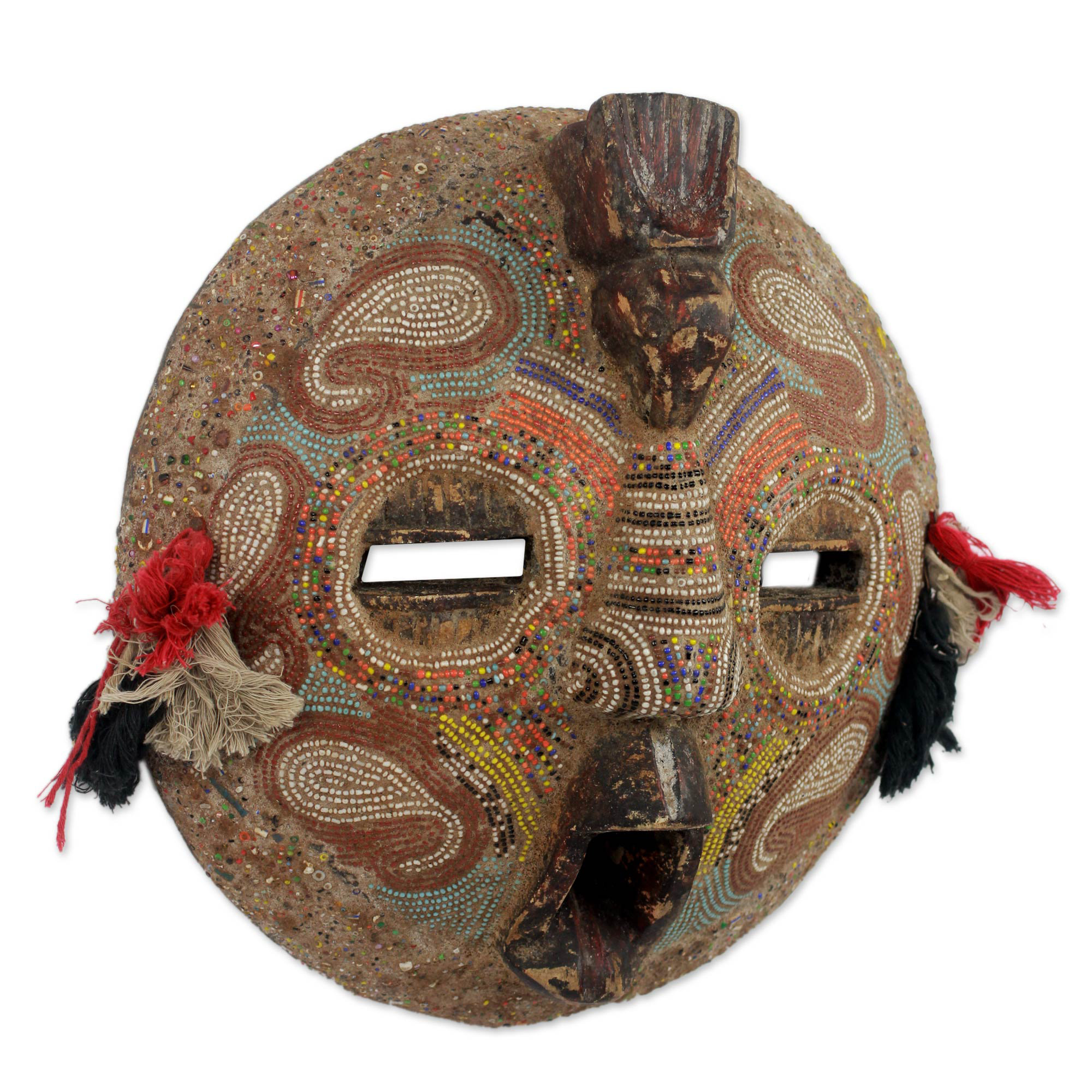 Novica Flying Protector Zaire Wood Mask Wall Décor | Perigold