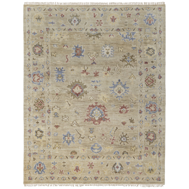 Feizy Caelinn Wool Floral Area Rug | Perigold