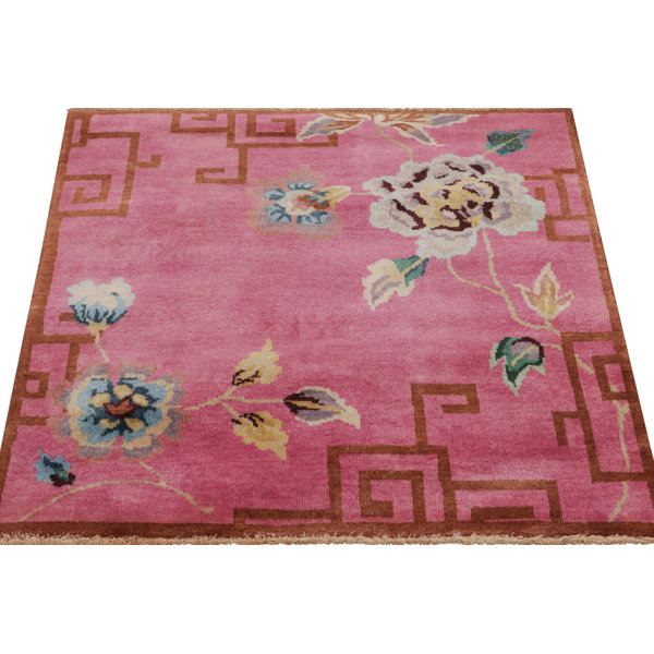 Rug & Kilim One-of-a-Kind 3'1x2'11 Hand Knotted Area Rug | Perigold