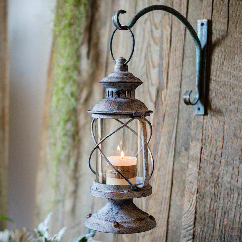 Williston Forge Glass Tabletop Lantern & Reviews | Wayfair