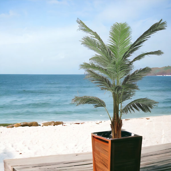 Primrue Artificial 6 Feet Tall Realistic Palm Tree | Wayfair