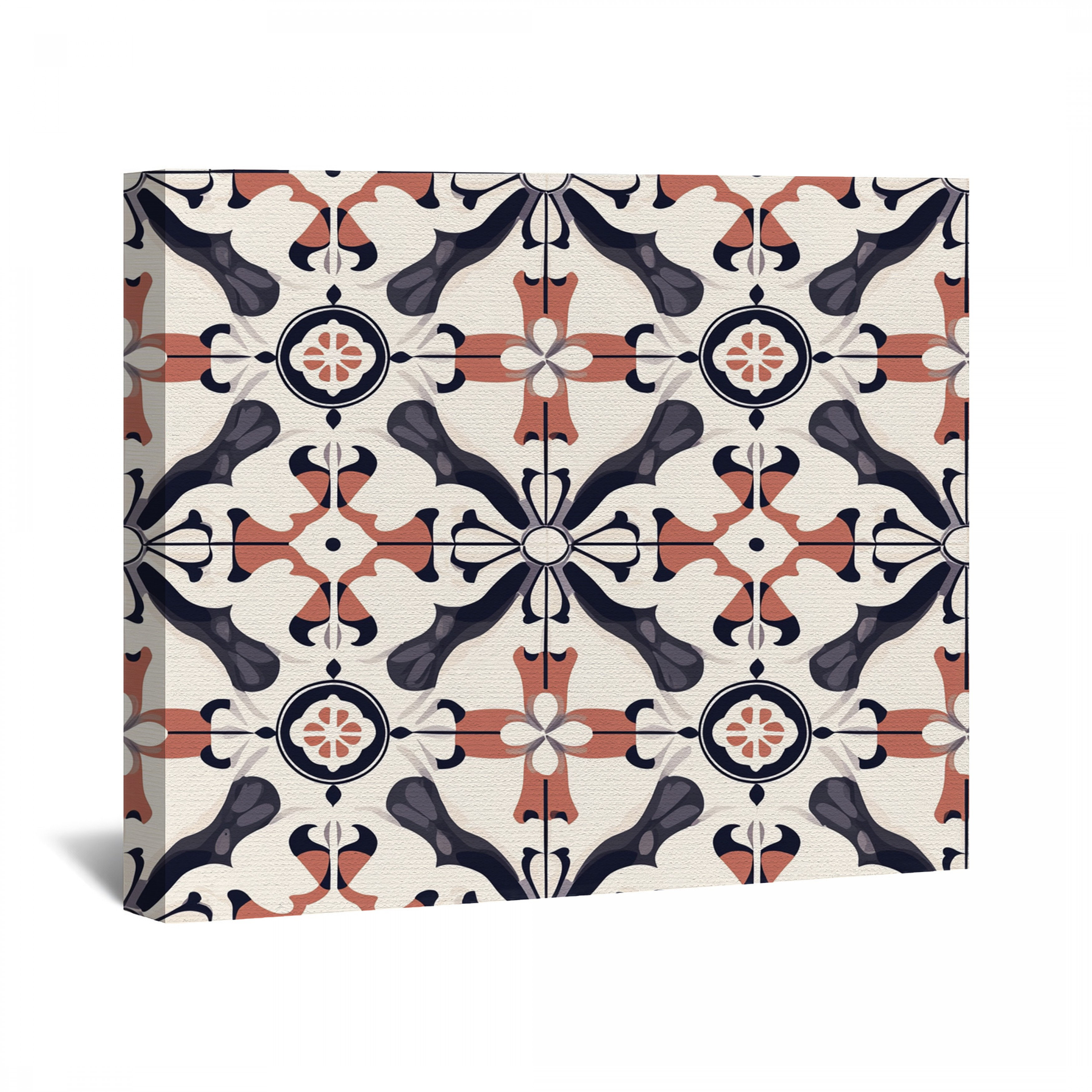 Latitude Run® Tile Canvas Wrap - Geometric Wall Decor | Wayfair