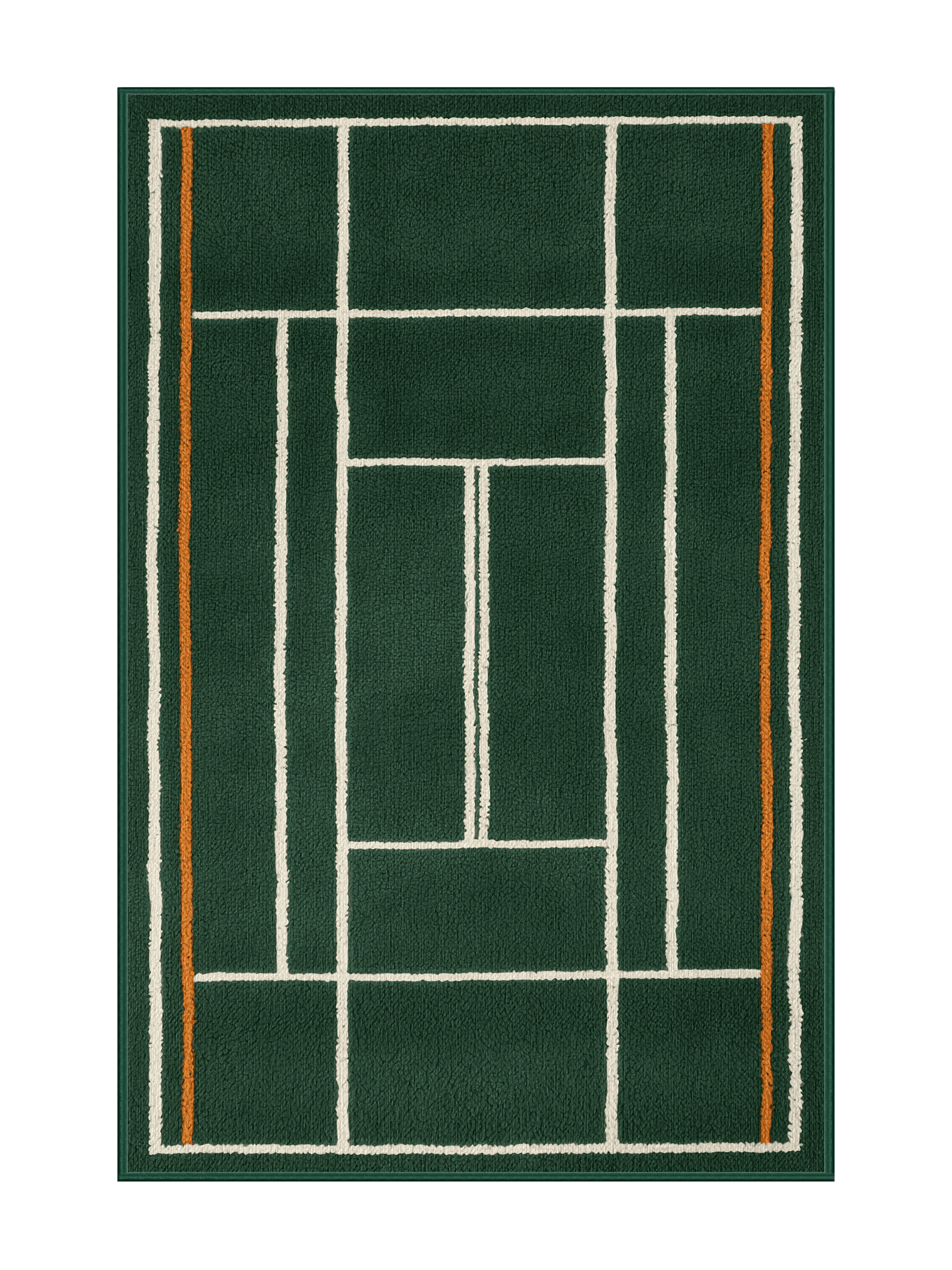 Red Barrel Studio® Washable Paddle Tennis Court Sports Area Rug | Wayfair