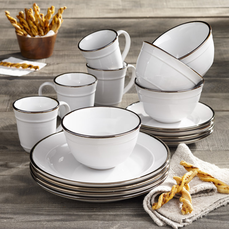 Elle Decor Stoneware Dinnerware - Set of 16 & Reviews - Wayfair Canada