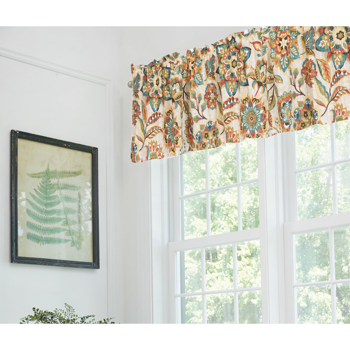 C&F Home Fiona Cotton Valance Window Treatment & Reviews | Wayfair