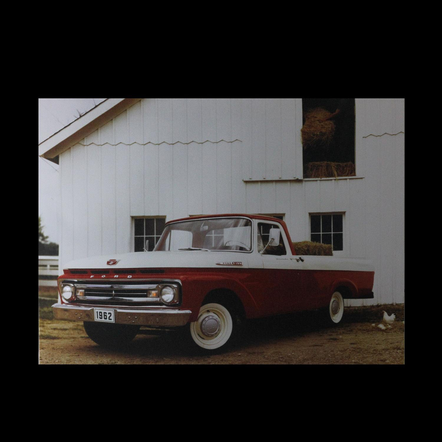 Northlight Seasonal LED Lighted 1962 Ford F-100 Truck Canvas Wall Art ...