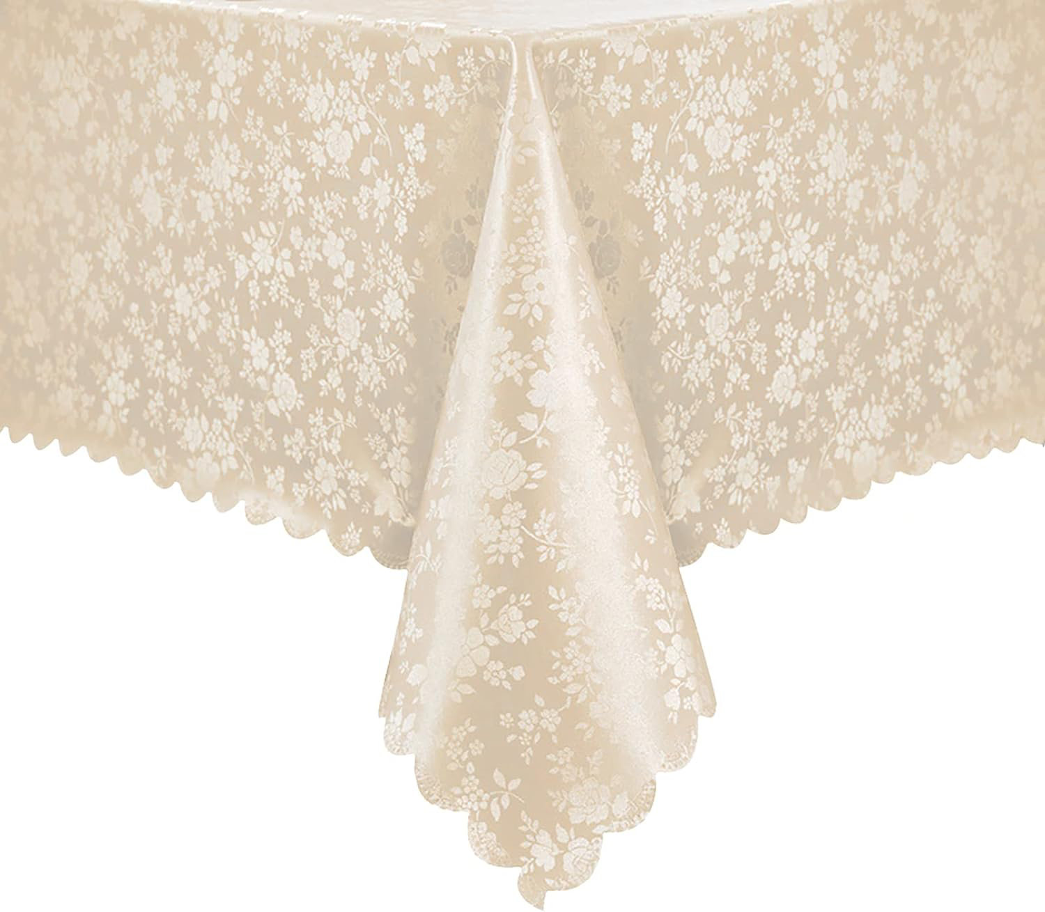 Everly Quinn Rectangle Tablecloth,100% Waterproof Heavy Duty Oil Spill ...