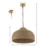 Bay Isle Home™ Aaroosh 1 - Light Dome Pendant with Rope Accents ...