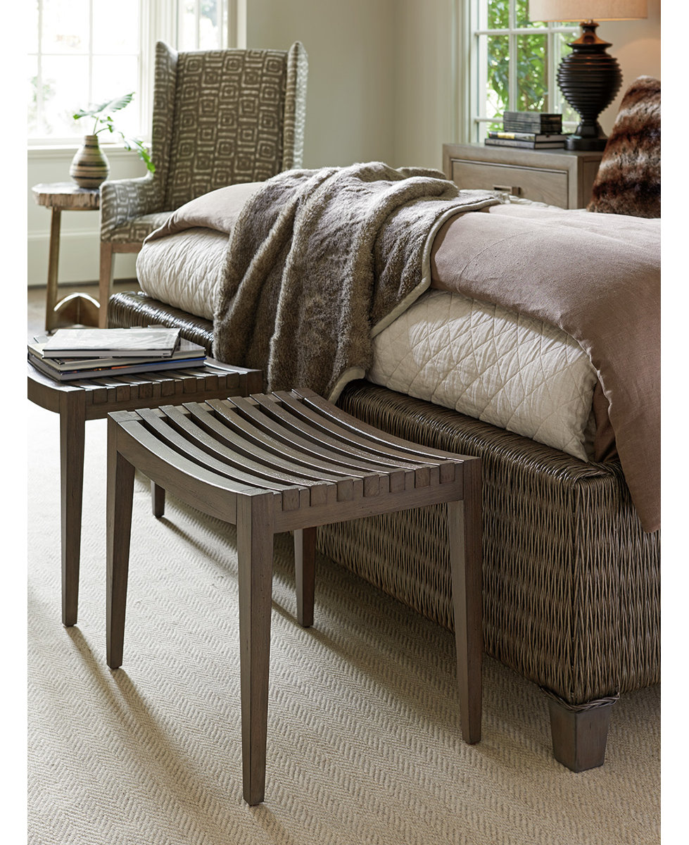 Tommy Bahama Home Cypress Point Wood Bench | Perigold