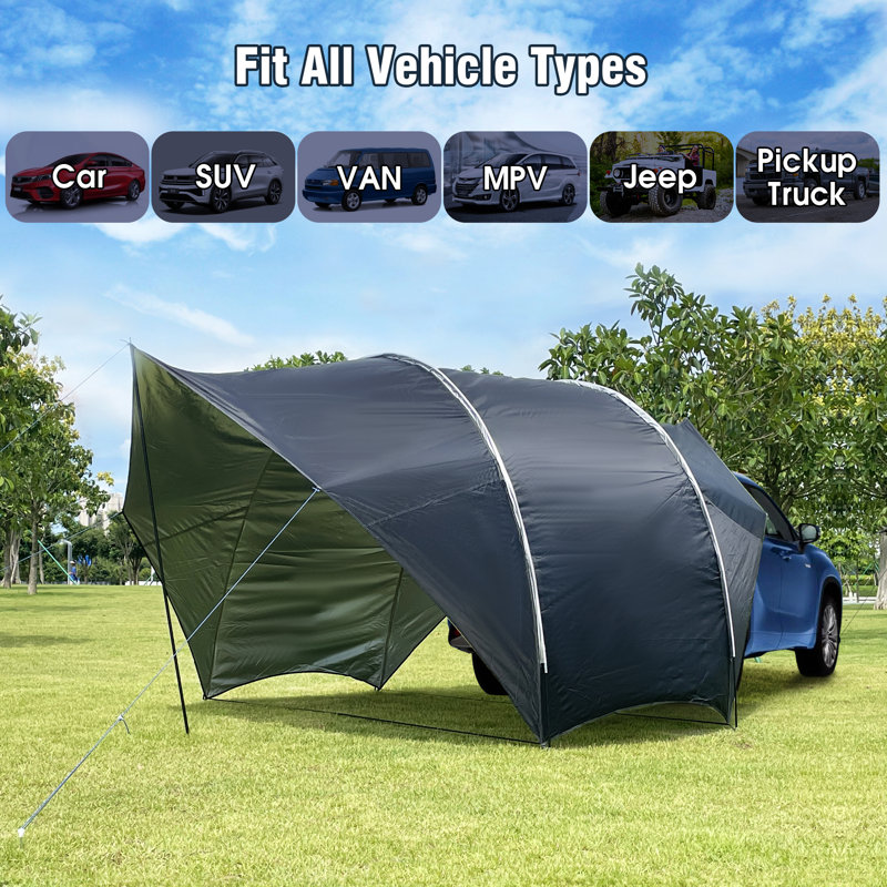 Poloma Auto Canopy Camper Trailer Sun Shade for Camping Car Awning Sun ...