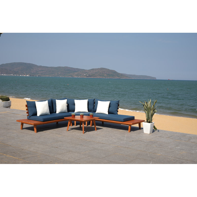 George Oliver Butrus 5 - Person Outdoor Seating Group with Cushions ...
