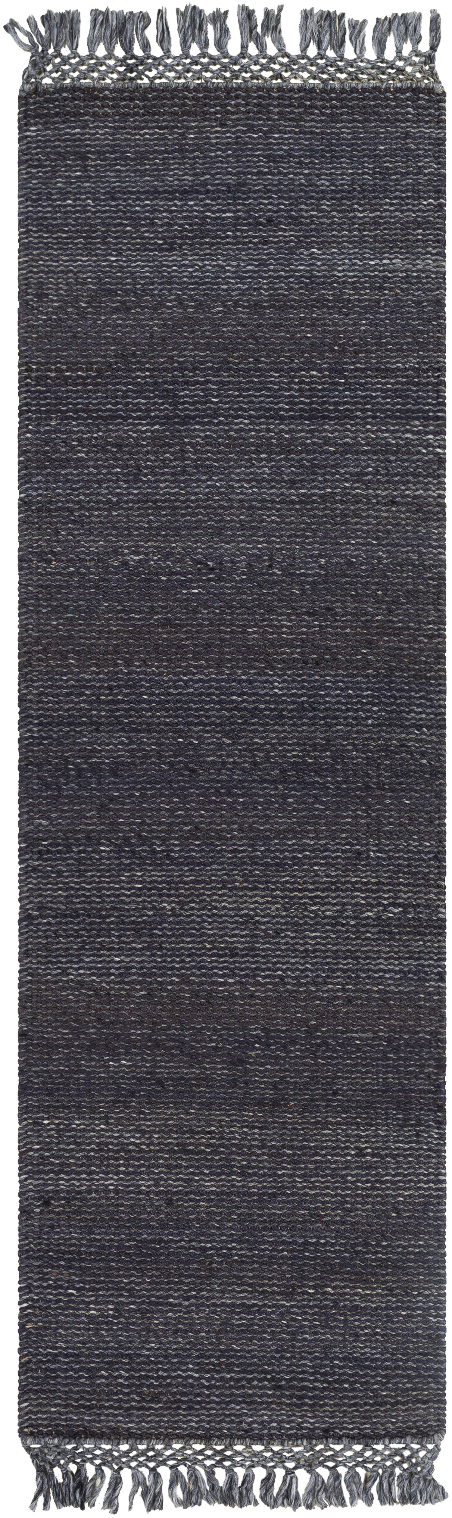 Breakwater Bay Valmy Handwoven Ink Blue/Slate Area Rug | Wayfair