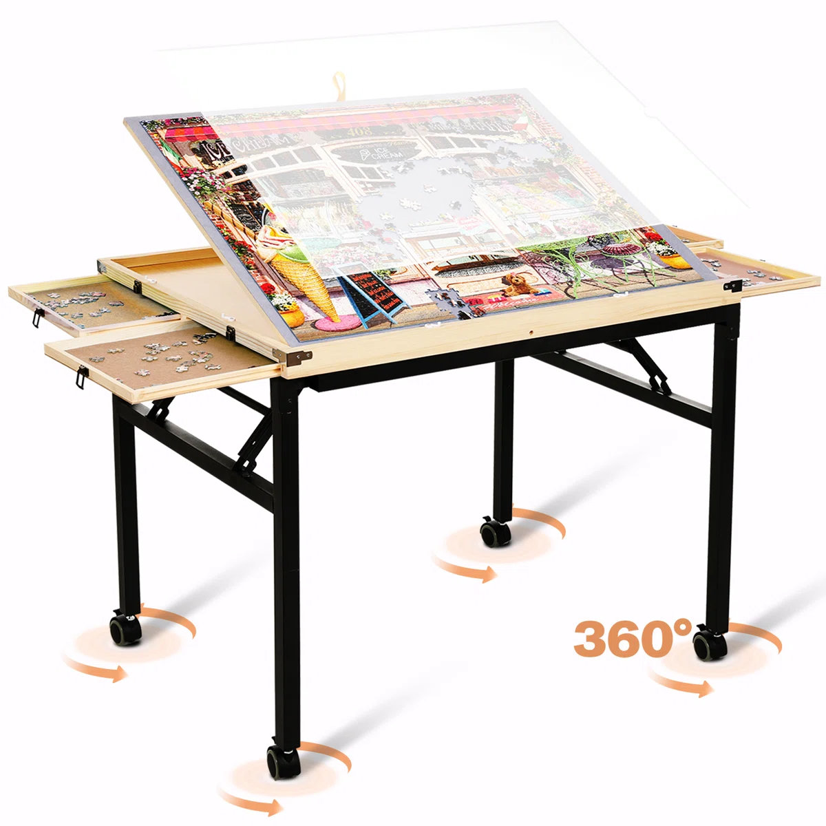 BittPicc Puzzle Table - Wayfair Canada