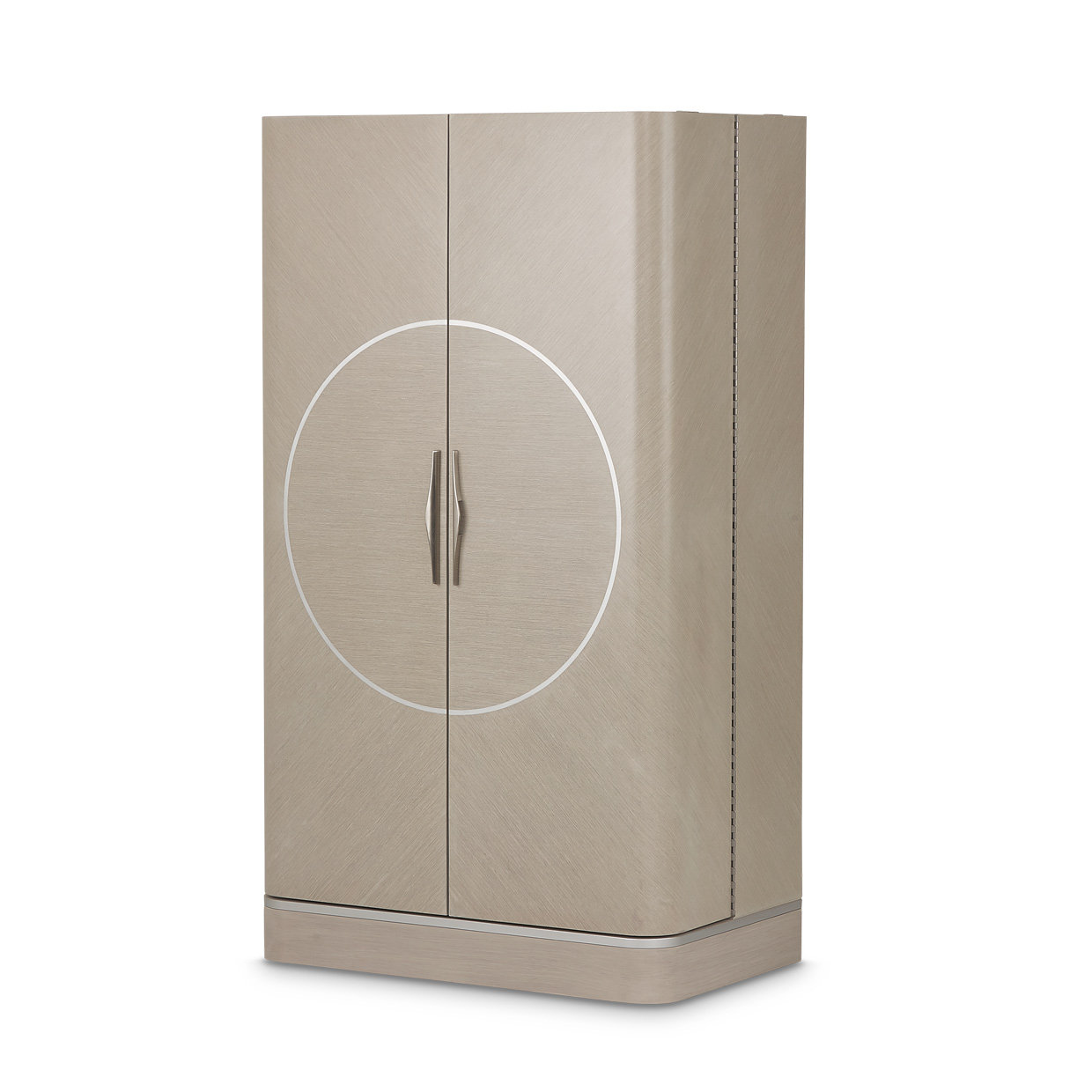 Michael Amini Eclipse 22 Pair Footwear Storage Cabinet - Moonlight ...