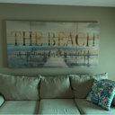 Beachcrest Home A Premium 'The Beach Is Calling' Graphic Art Multi ...