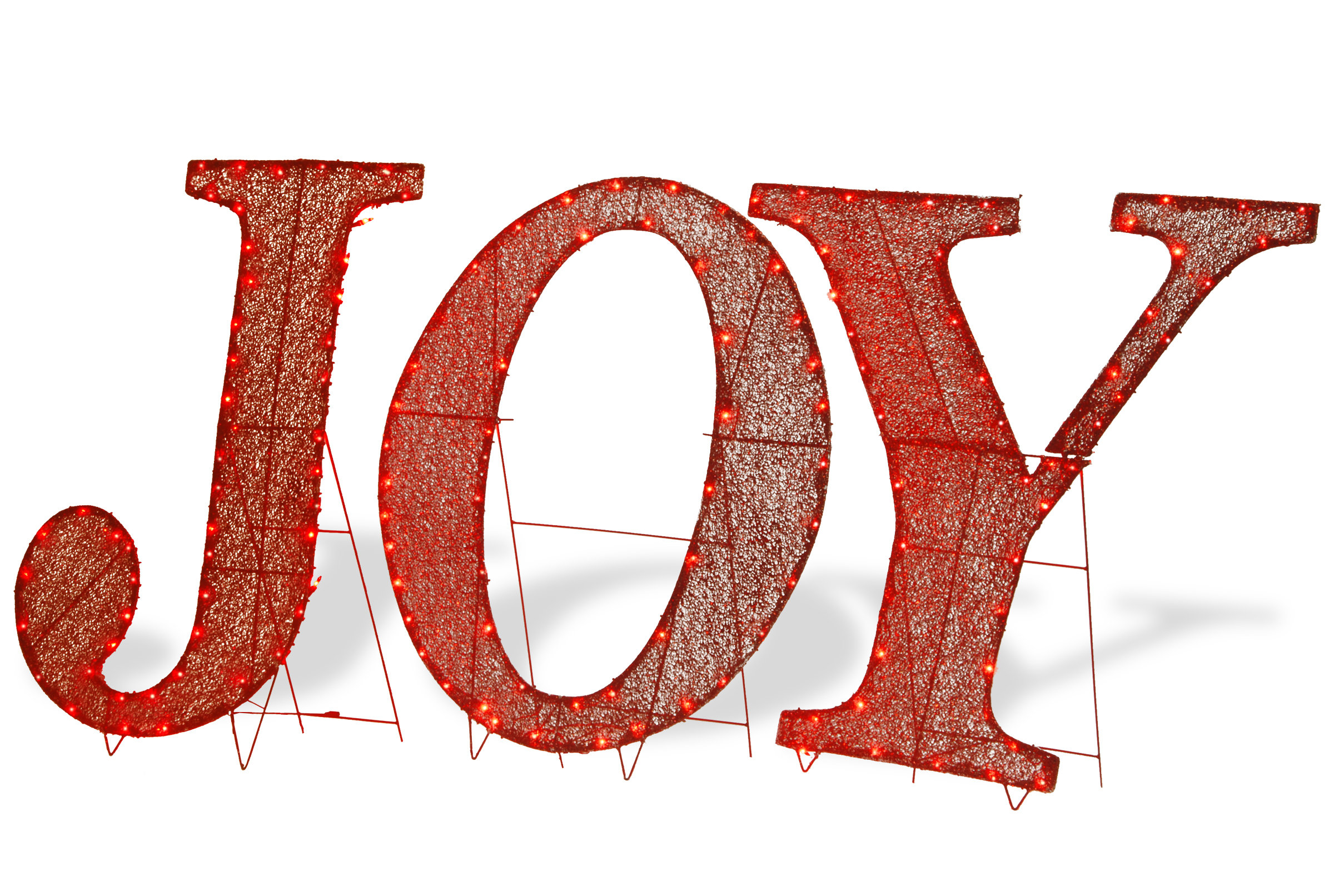 The Holiday Aisle® Pre-Lit "JOY" Decoration - Wayfair Canada