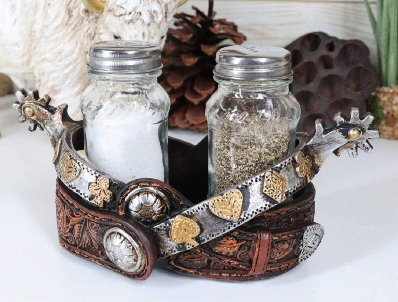 Bungalow Rose Marther Rustic Western Equine Cowboy Double Spur With ...