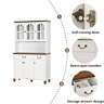 PhoebeHoliday Kitchen Storage With 6 Doors, 2 Drawers And 3-Level ...