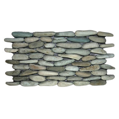 CNKTile Danube Random Sized Natural Stone Pebble Tile | Perigold